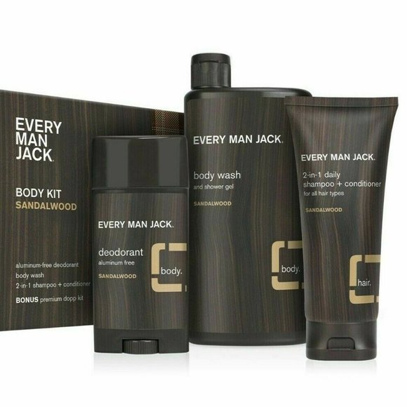 Every Man Jack | Grooming | Every Man Jack Sandalwood Body Kit Holiday ...